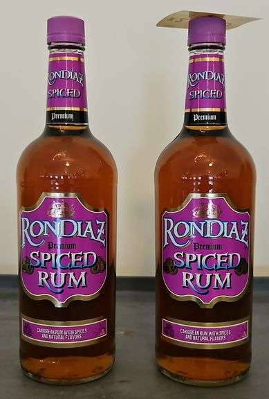 RonDiaz Premium Spiced Rum 1 Liter Bottles. (2) **Bidding 2X The Money ...