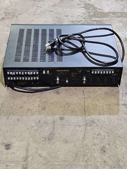 (F) Bogen GS-60 Gold Seal Series Power Amplifier with Equalizer. 1ft x ...