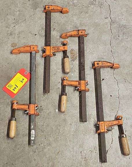 Four Bar Clamps, Largest 16.5" - Kraft Auction Service, LLC