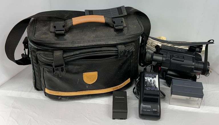 (XX) Panasonic Palmcorder With Solidex Carrying/Storage Bag - Kraft ...