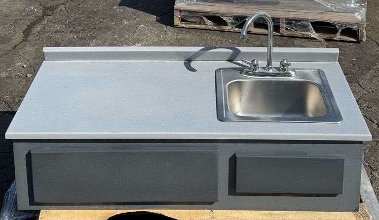 42in Sink Station for RV, with Stainless Sink & Capital Pull Out Grill ...