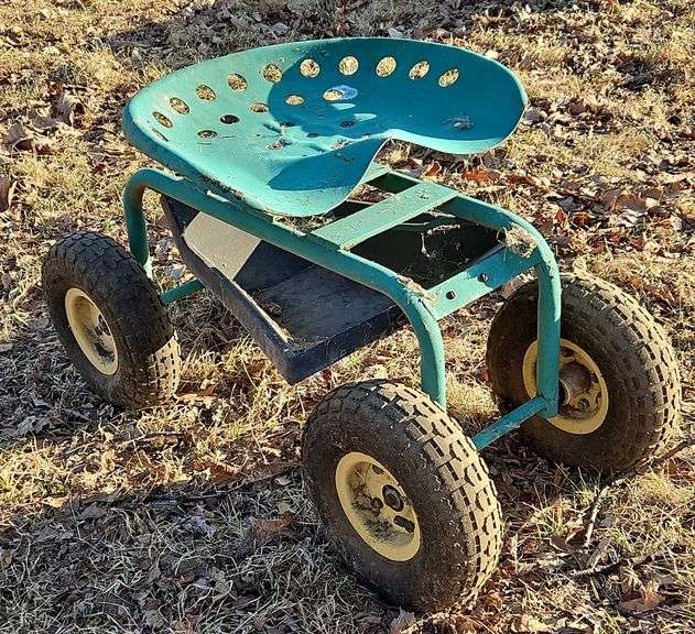 Mobile Garden Tractor Seat. - Kraft Auction Service, LLC