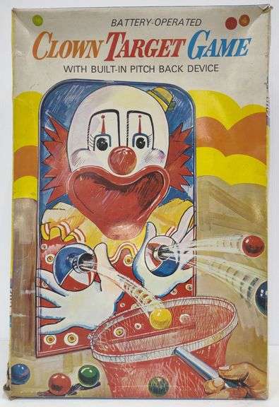 (CJD) 1960s Gakken Japan Sears Roebuck Clown Target Game - Kraft ...