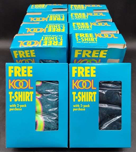 (I) Vintage Kool Promotional T-Shirts. 10 total. - Kraft Auction ...