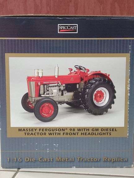 Spec Cast Die-Cast Massey Ferguson Tractor Replica - Kraft Auction ...