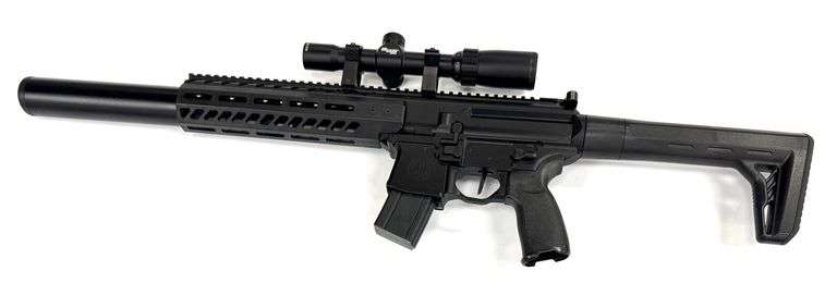 Sig Sauer MCX .177 Caliber C02 Air Rifle with Sig Sauer Scope - Kraft ...