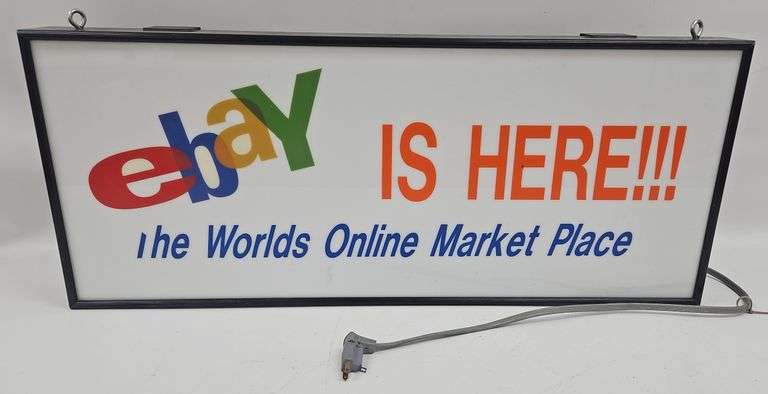 (CJD) Illuminated Sign for eBay. - Kraft Auction Service, LLC