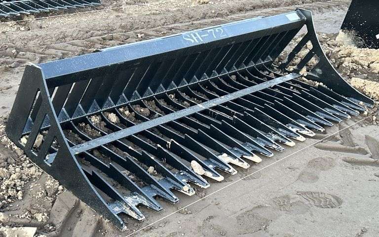 72” Quick Attach Rock Bucket - Kraft Auction Service, LLC