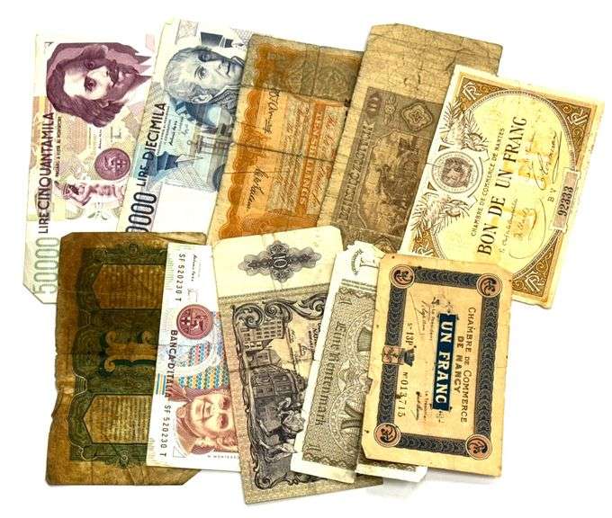 (10) Foreign Currency Bills - Kraft Auction Service, LLC