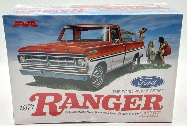 Moebius Models 1/25 1971 Ford Ranger Model Kit In Sealed Box - Kraft ...