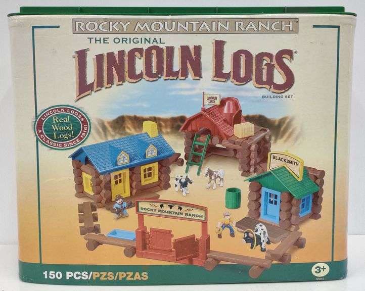 (CJD) Rocky Mountain Ranch Lincoln Logs Set, New Old Stock - Kraft ...