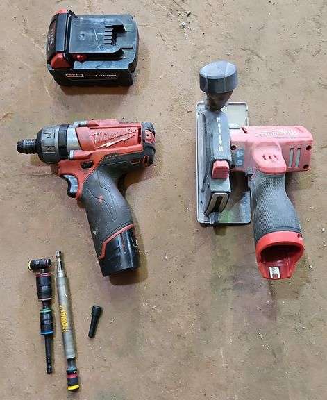 Lot Of Milwaukee Cordless Power Hand Tools & More. - Kraft Auction ...