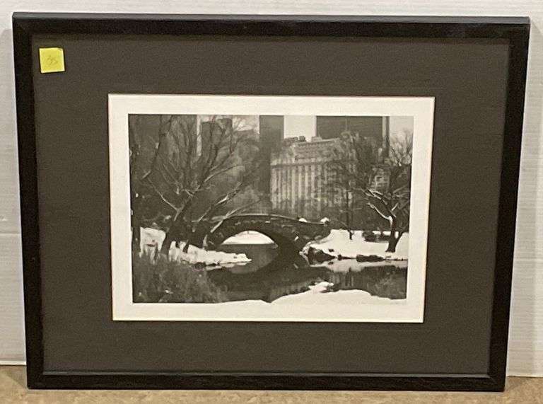 (RL) Black and White Photograph Lincoln Park 21” x 17” - Kraft Auction ...
