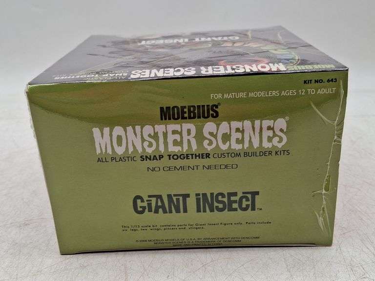 (D) Moebius Monster cents All plastic Snap Together custom Builder Kit ...