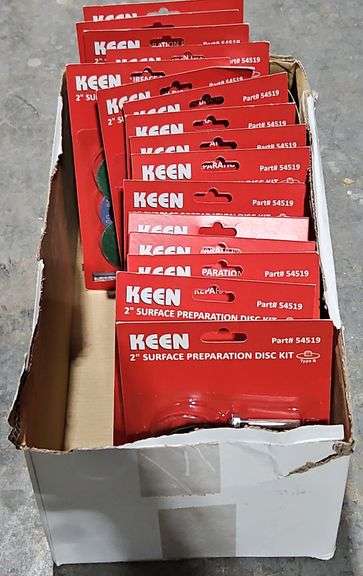 KEEN 2" Surface Preparation Disc Kit. - Kraft Auction Service, LLC