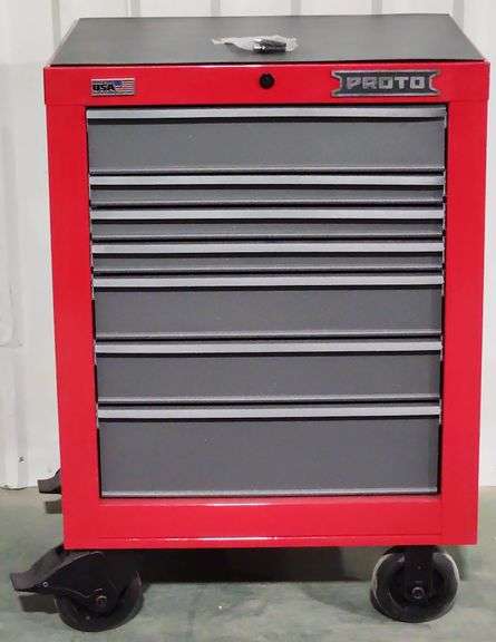 27" 7 Drawer Proto Tool Box - Kraft Auction Service, LLC