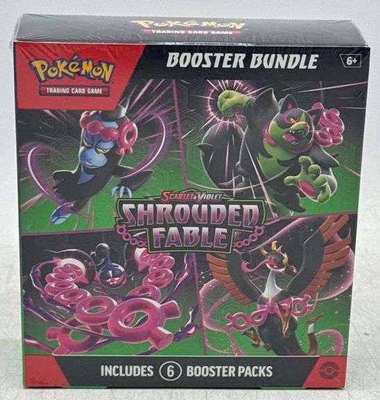 (JT) Pokémon Scarlet & Violet Shrouded Fable Booster Bundle 6 Packs ...