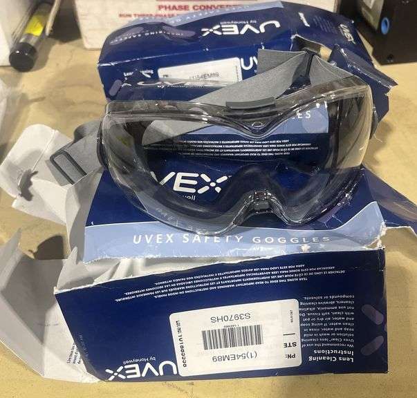 Uvex Safety Goggles - Kraft Auction Service, LLC