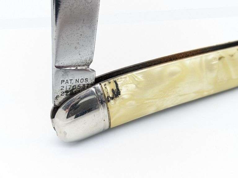 (2) Imperial Faux Pearl Toothpick Switchblade Knives - Kraft Auction ...