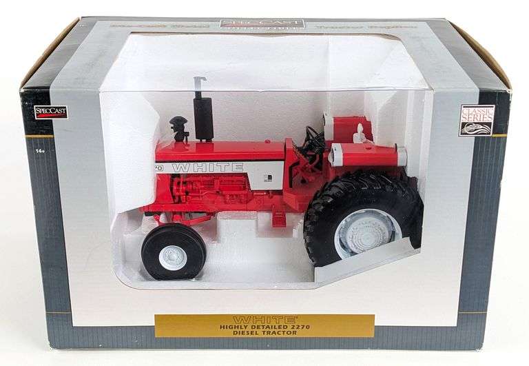 1/16 SpecCast White 2270 Diesel Tractor - Kraft Auction Service, LLC