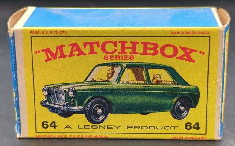 (K) Lesney Matchbox. No. 64. M.G. 1100. In Original Package. 2.34 inch ...