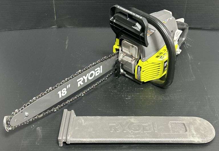 (DZ) Ryobi 18” 38cc Gas 2-Cycle Chainsaw - Kraft Auction Service, LLC