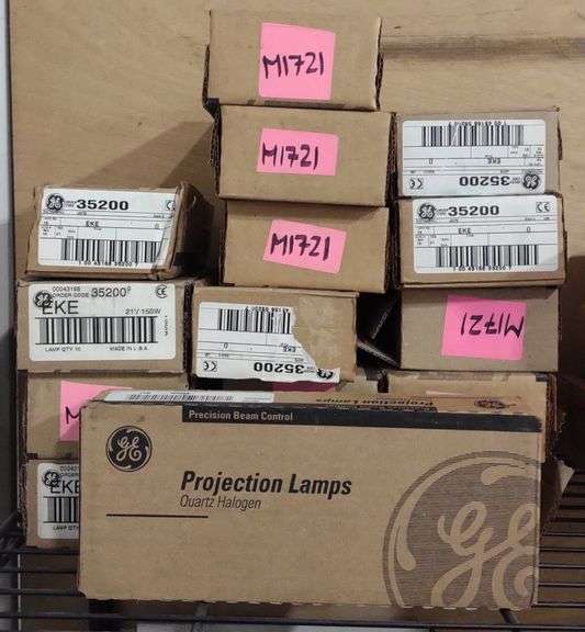 GE Halogen Projection Lamps - Kraft Auction Service, LLC