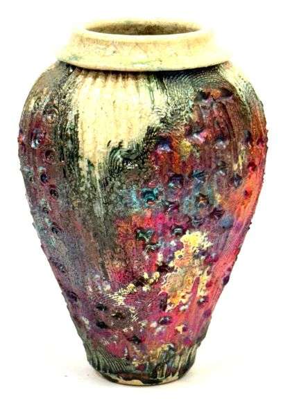 2007 Bruce Odell Ceramic Art Pottery Vase - Kraft Auction Service, LLC