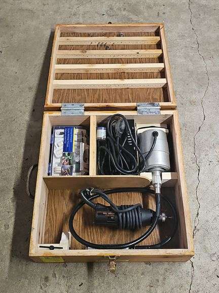 Rotary Tools, In Custom Wooden Case/Box - Kraft Auction Service, LLC