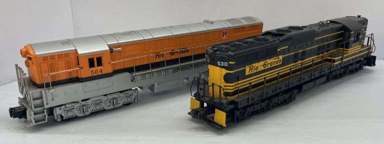 (II) Two Miniature Rio Grande Diesel Train Engines - Kraft Auction ...
