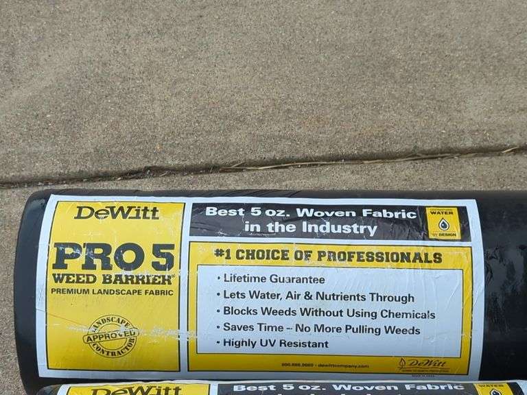 DeWitt Pro 5 Weed Barrier - Kraft Auction Service, LLC