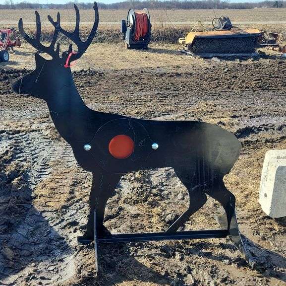 (AI) KC AR500 Steel Deer Shooting Target - Kraft Auction Service, LLC