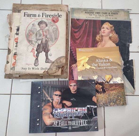 American Chopper Book, Rollins Used Car Poster, 1920s Magazine ...