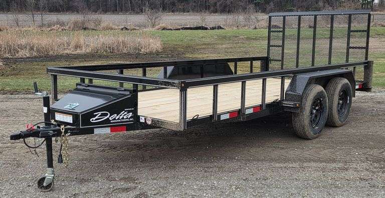 2025 Delta 16' Utility Trailer - Kraft Auction Service, LLC