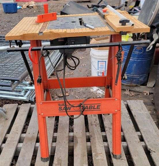 (P) Hirsch Portable Saw Table - Kraft Auction Service, LLC