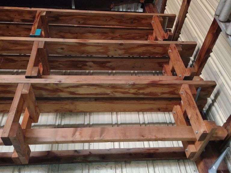 Custom Made Wooden Benches*(Bidding 1xqty)* - Kraft Auction Service, LLC