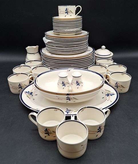 (H) Gorham "Melon Bud" Town & Country China Set - Kraft Auction Service, LLC