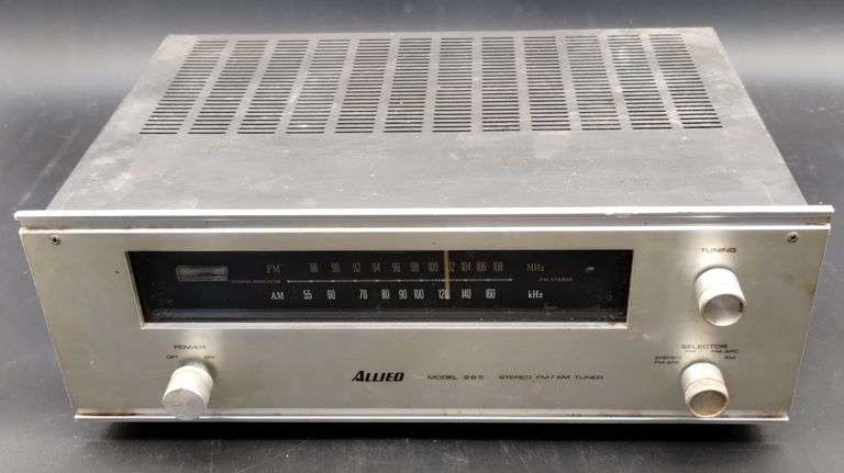 (JK) Allied model 285 am/fm tuner - Kraft Auction Service, LLC