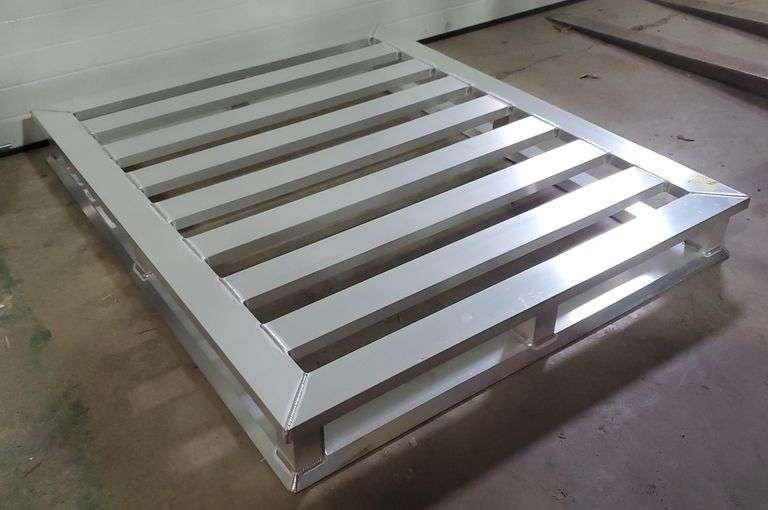 New Age Industrial Aluminum Welded Pallet - Kraft Auction Service, LLC