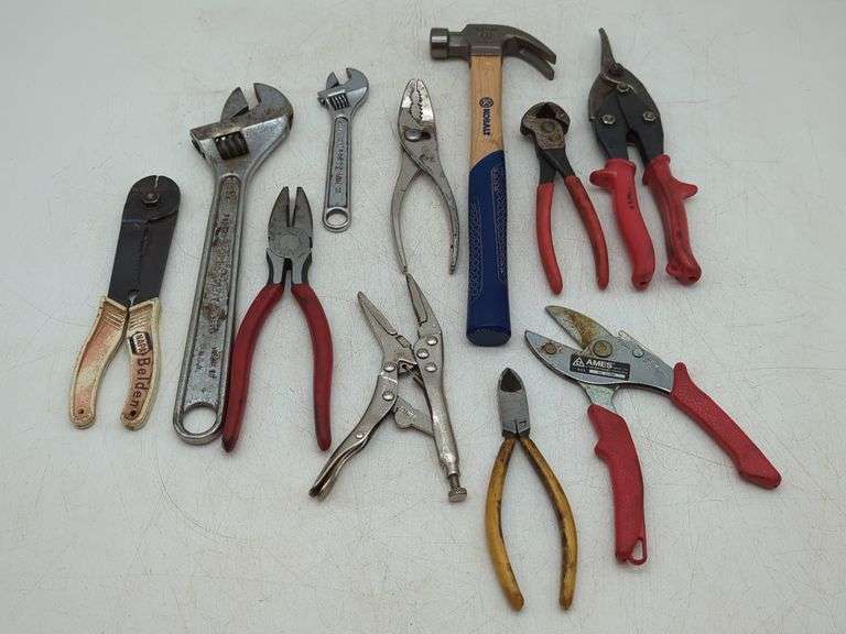 (G) Tools. Hammers Tubing Cutter, Screw Drivers, Crescent Wrenches ...