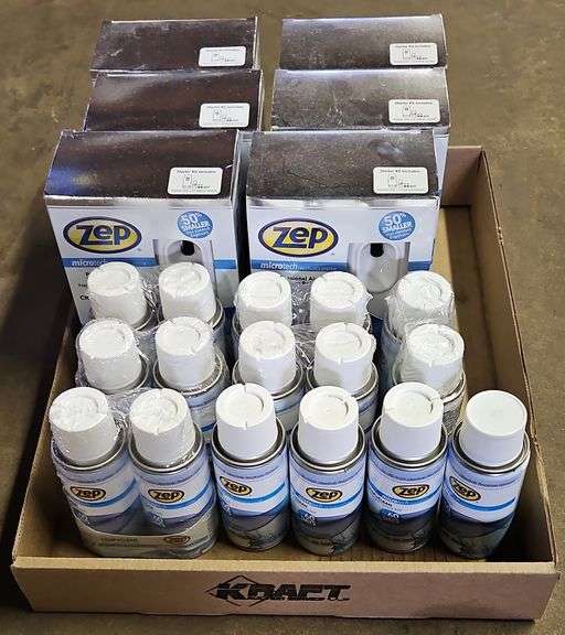 (F) Zep Microtech Air Freshener. Includes 6 Starter Kits and 16 Refills ...