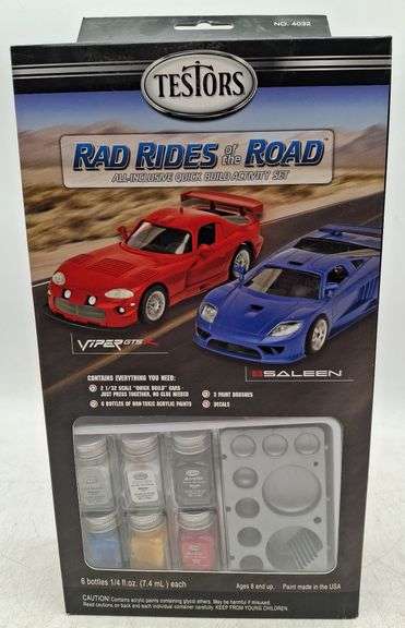 (D) Testors Rad Rides if rhe Road All-Invmclusive Quick Build Activity ...