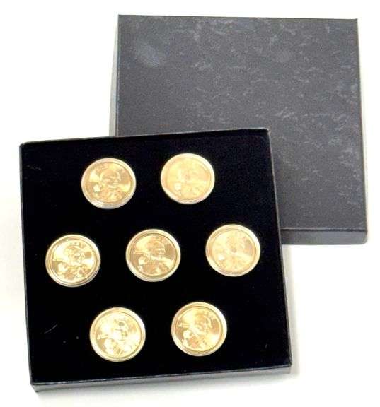 (7) U.S. Sacagawea Dollar Coins Set FV $7.00 - Kraft Auction Service, LLC