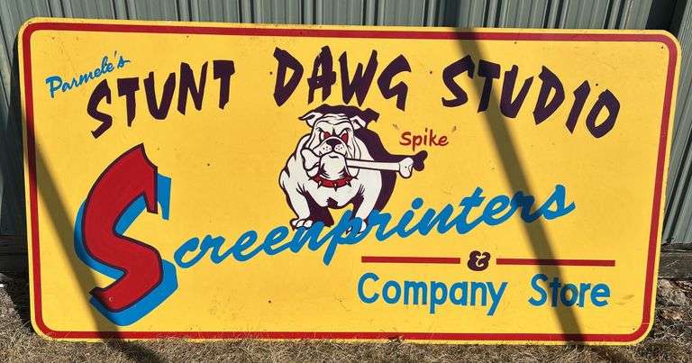 Stunt Dawg Studio Sign - Kraft Auction Service, LLC