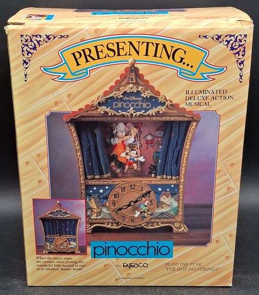 (G) Enesco Pinocchio Musical Box - Kraft Auction Service, LLC