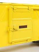 T-Reproduction Buddy L Outdoor Railroad #70836 Boxcar - Yellow - Kraft ...