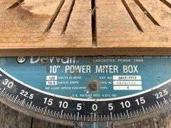 (P) DeWalt 10” Power Miter Box. - Kraft Auction Service, LLC