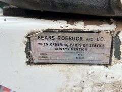 (P) Sears Roebuck And Company Air Compressor. - Kraft Auction Service, LLC