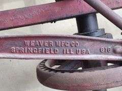 Weaver MFG Co. 20 Ton Press - Kraft Auction Service, LLC