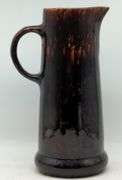 (A) Rockingham Brown Drip Glaze Large Earthenware Pottery Pitcher 13 ...